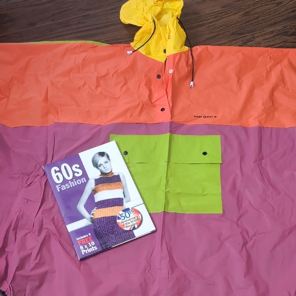 Mary Quant | Jackets & Coats | Mary Quant Colorful Vintage Style Poncho ...